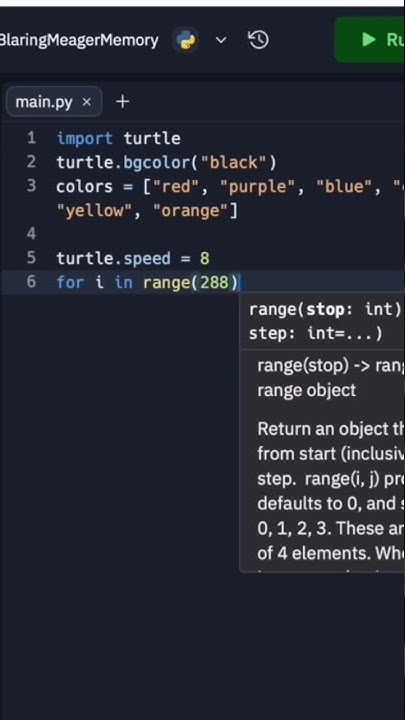 INSANE Turtle Python Drawing 🫢🫢🫢 #short #shorts #python - YouTube