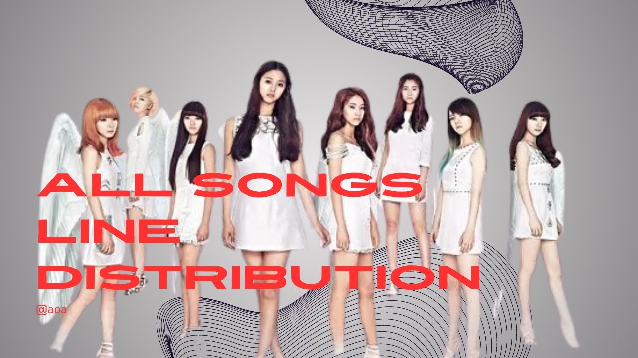 AOA All Songs Line Distribution - YouTube