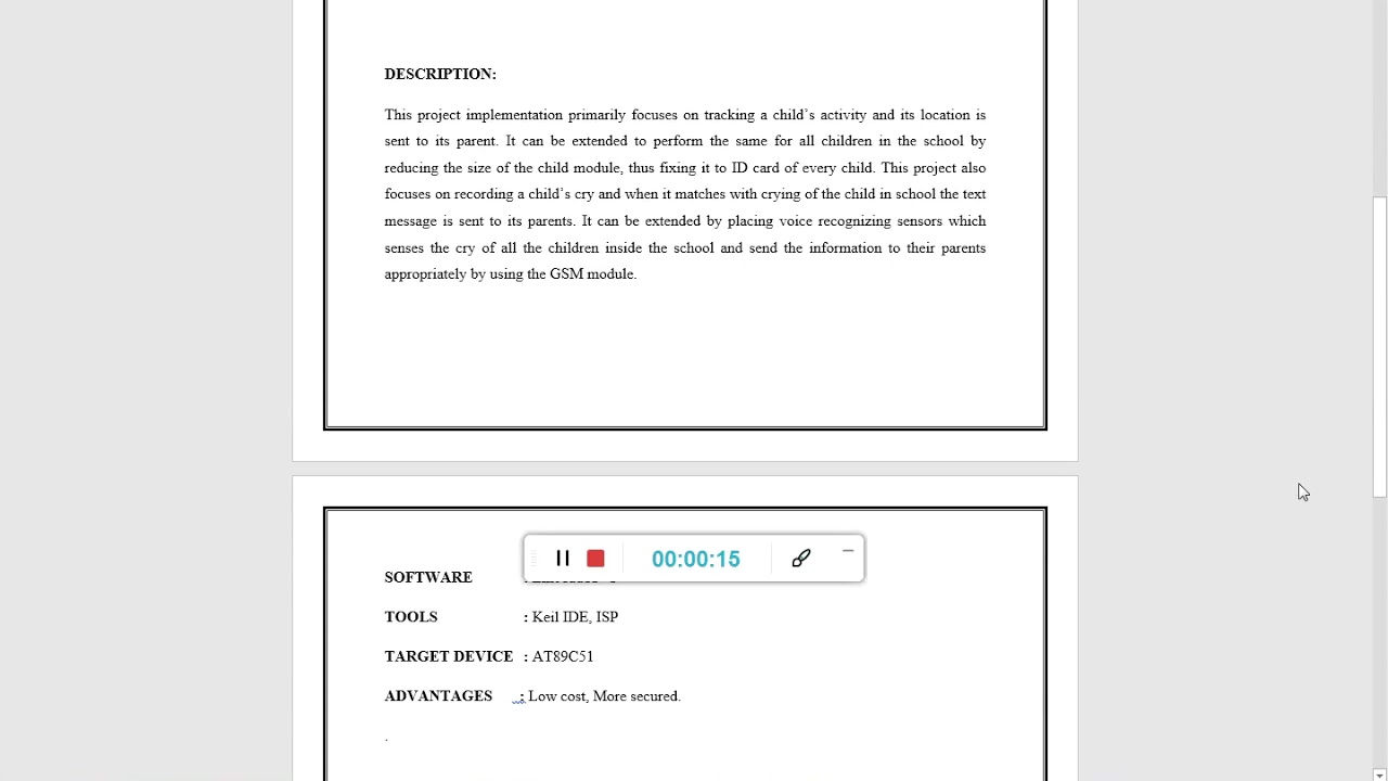 IMPLEMENTATION OF CHILDREN ACTIVITY SYSTEM (FINAL YEAR PROJECTS ...