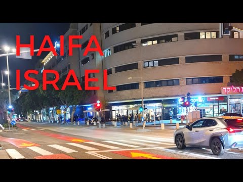 HAIFA ISRAEL:DOWNTOWN AT NIGHT/lively area in haifa Israel - YouTube