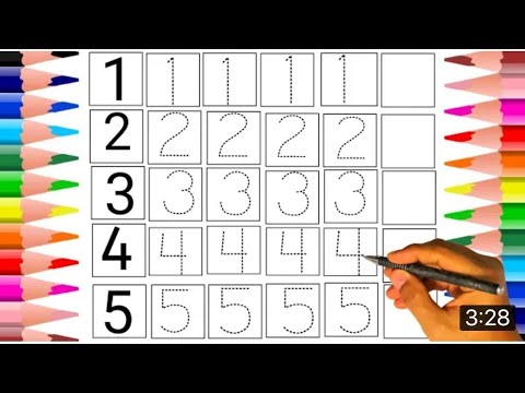 Learn numbers to counting | 123 numbers | one two three numbers ...