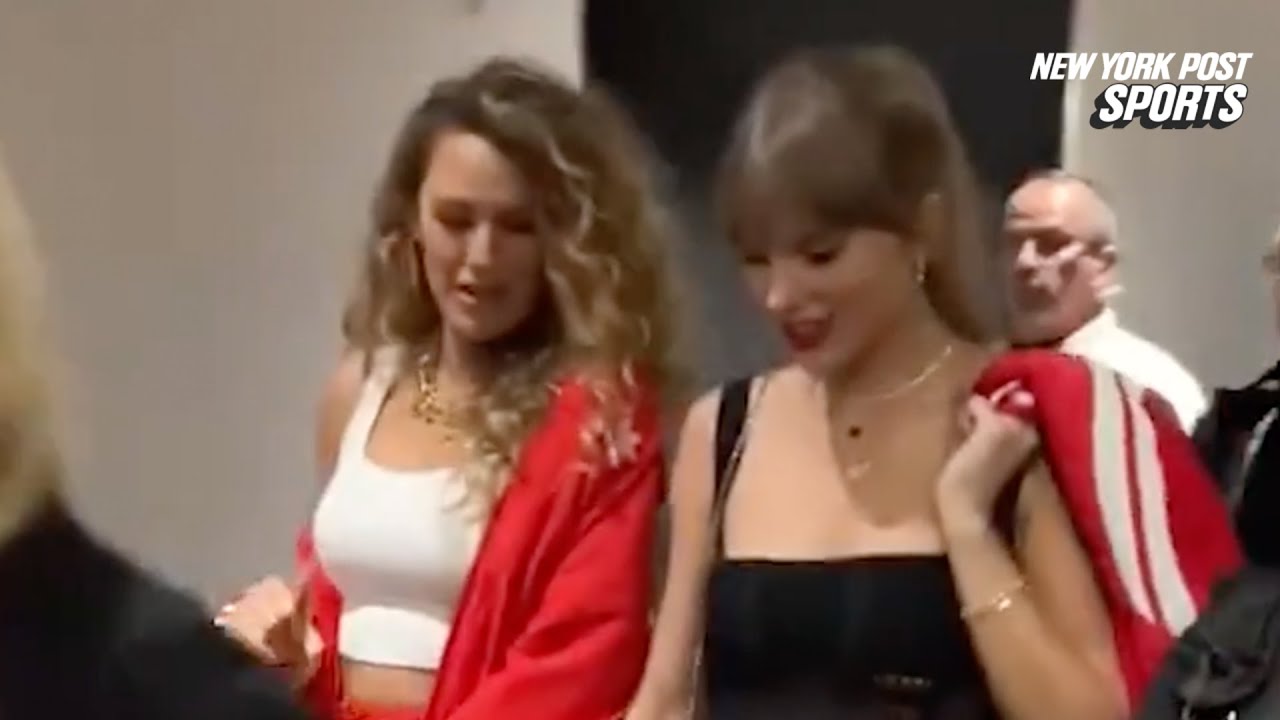 Taylor Swift arrives at Super Bowl 2024 to support boyfriend Travis ...