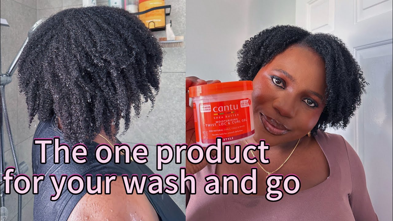 How I Get Defined Coils on 4C Hair Using Only 3 Products (Wash & Go ...