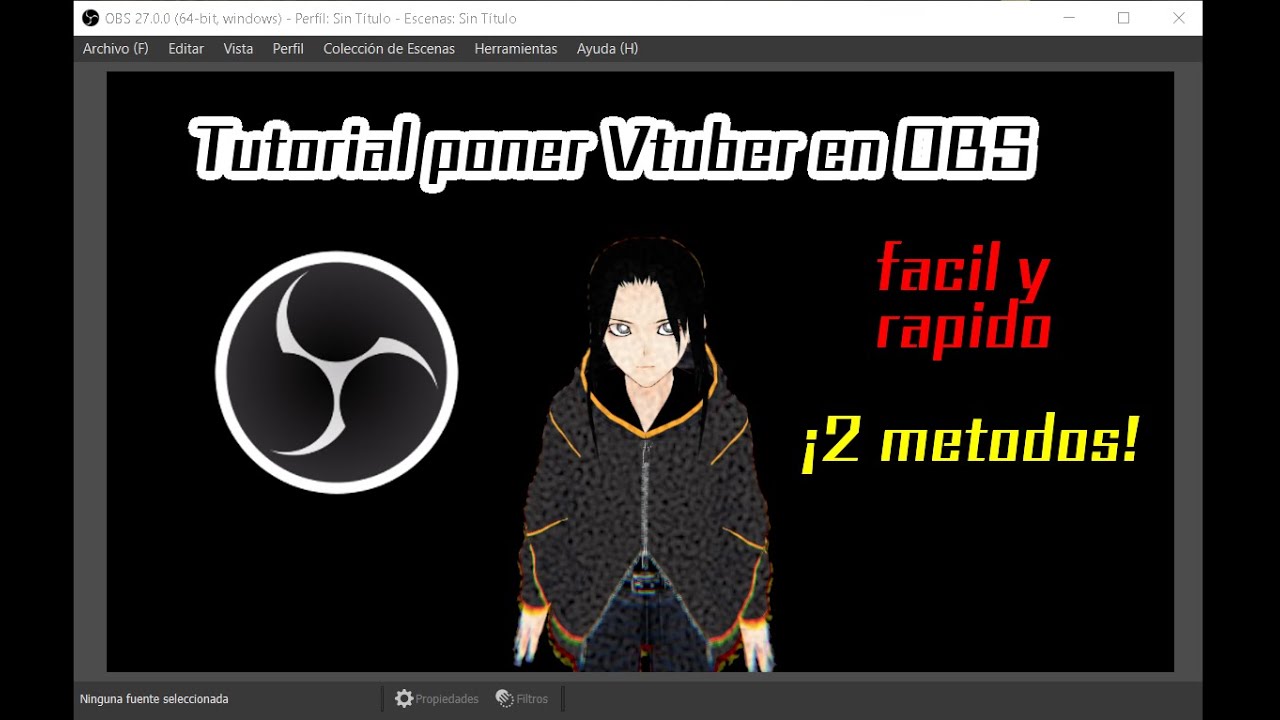 【Vtuber】Tutorial como poner Vtuber en OBS 2024 (2 metodos - Facil y Rapido) - YouTube