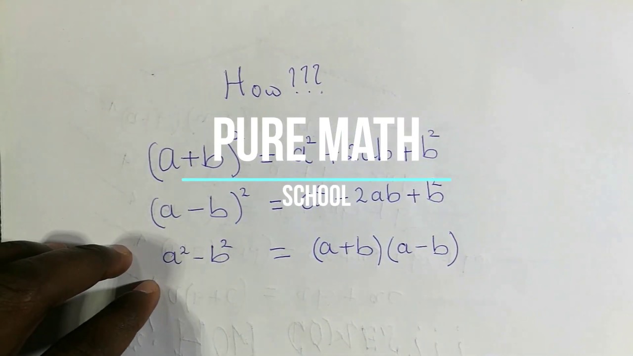 0.3 a). Basic Algebraic Manipulation/ Introductory Work/ Pure ...