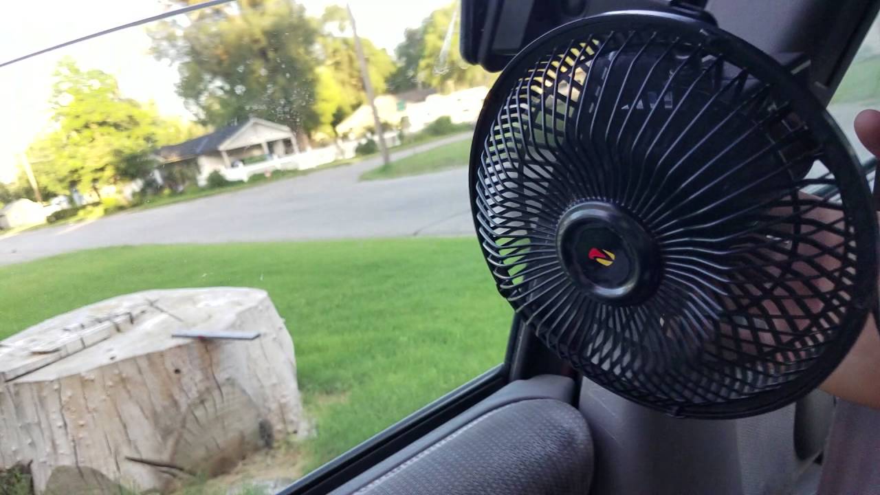 12v plug-in fan RoadPro & GoGear reviews - YouTube