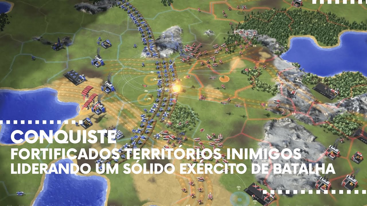 Line War - Conquiste Fortificados Territórios Inimigos Liderando um ...