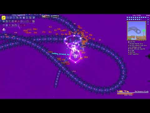 Terraria Calamity Mod 1.5 Devourer of Gods Revengeance Melee vs Galaxia - YouTube