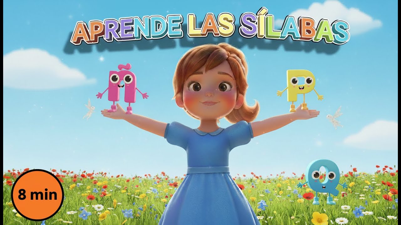 Aprende las Sílabas Cantando 🎶 Canción Educativa para niños en 3D - YouTube