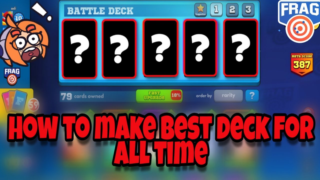 HOW TO MAKE BEST DECK FOR ALL TIME IN FRAG PRO SHOOTER 2020 (IN HINDI ...