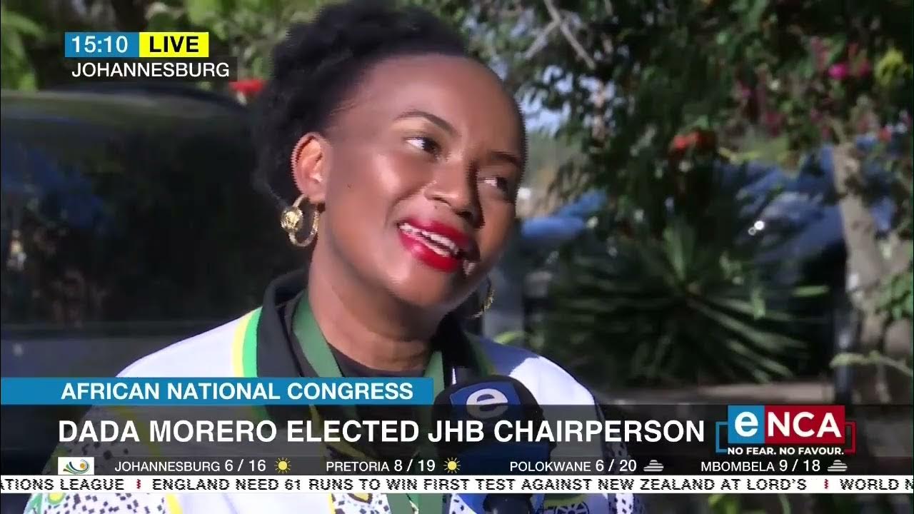 Dada Morero elected JHB ANC chairperson - YouTube