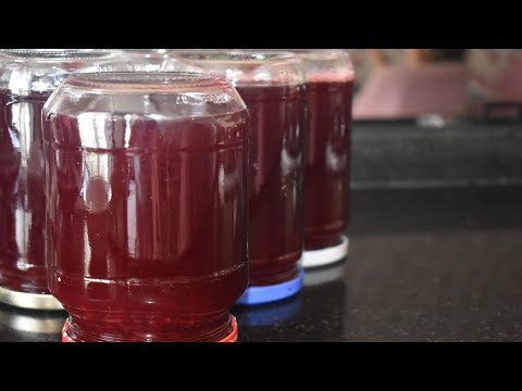 40 Yıl Kalsa da Asla Bozulmayan Kışlık Vişne Suyu Konservesi Nasıl Yapılır