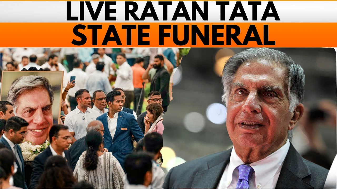 LIVE : RATAN TATA LAST JOURNEY | Ratan Tata Funeral Live | Ratan Tata ...