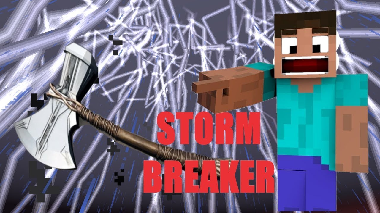 How to make Storm Breaker in Minecraft - YouTube