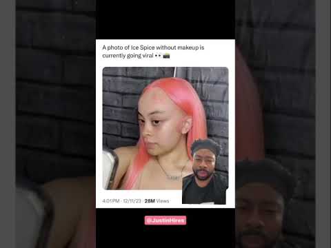 Ice Spice reveals her face without makeup 😳 - YouTube