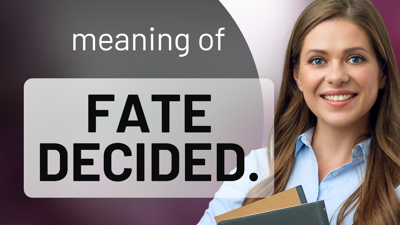 Understanding "Fate Decided": A Guide to English Idioms - YouTube