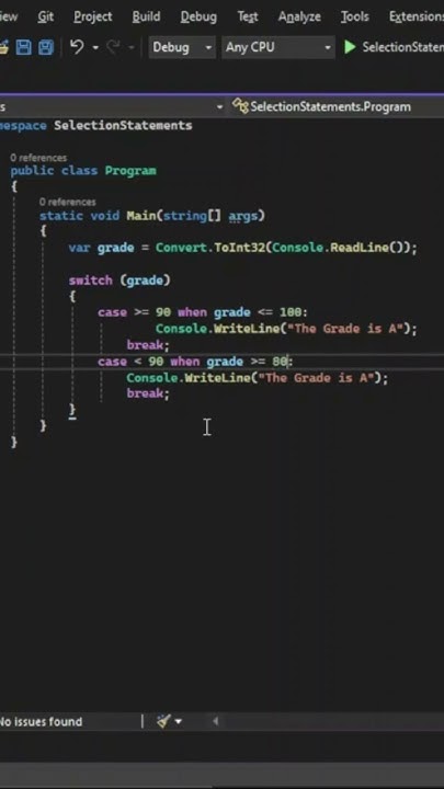 Combine two conditions in one case using switch-case in C#. #coding #C# ...