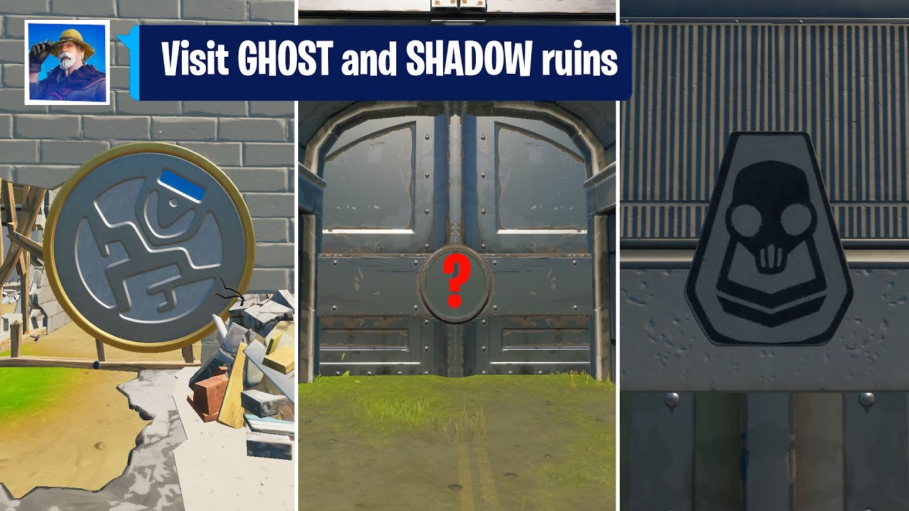 Visit GHOST and SHADOW Ruins! All 3 Locations (Week 11 Epic Quest ...