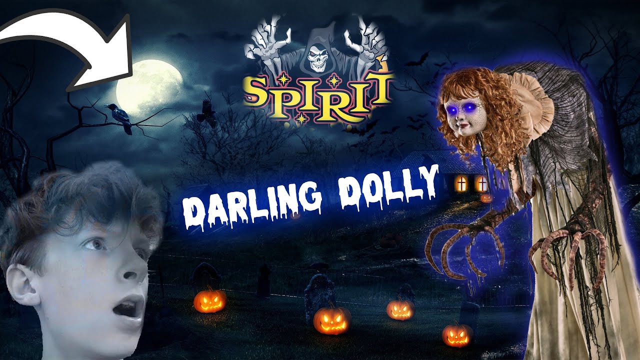 🔵Spirit Halloween-2023 Darling Dolly unboxing/setup/demo🔵 - YouTube