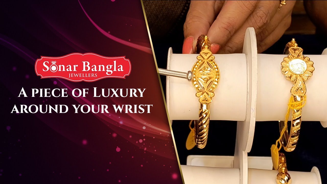 Luxurious Gold Bangles Collection | Elegant designs with Price | Sonar ...