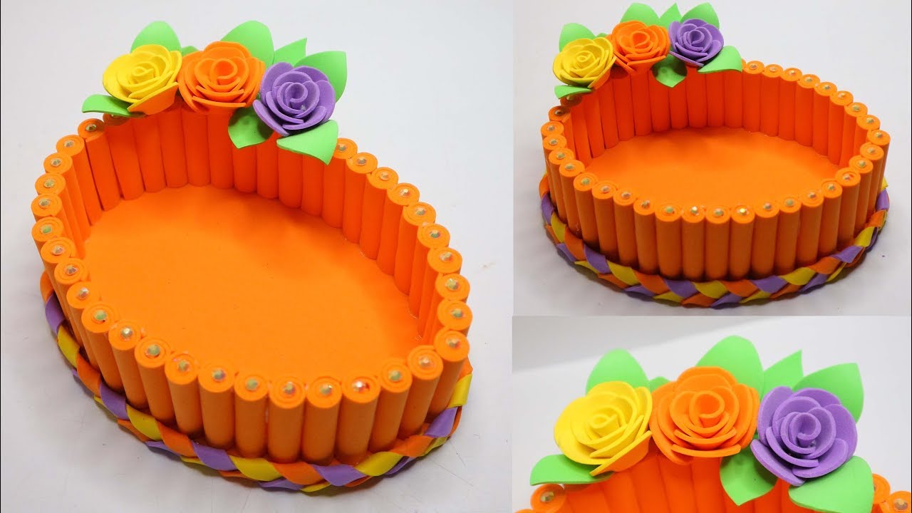 Ide Kreatif tempat permen dari kain flanel | Wadah serbaguna dari spon ...