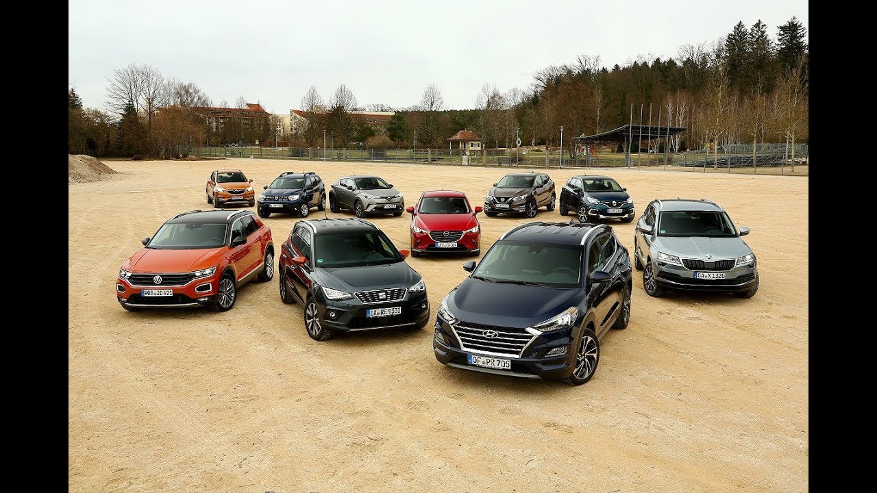 Tucson vs Arona vs T-Roc vs Karoq vs CX-3 vs Captur vs Qashqai vs C HR ...