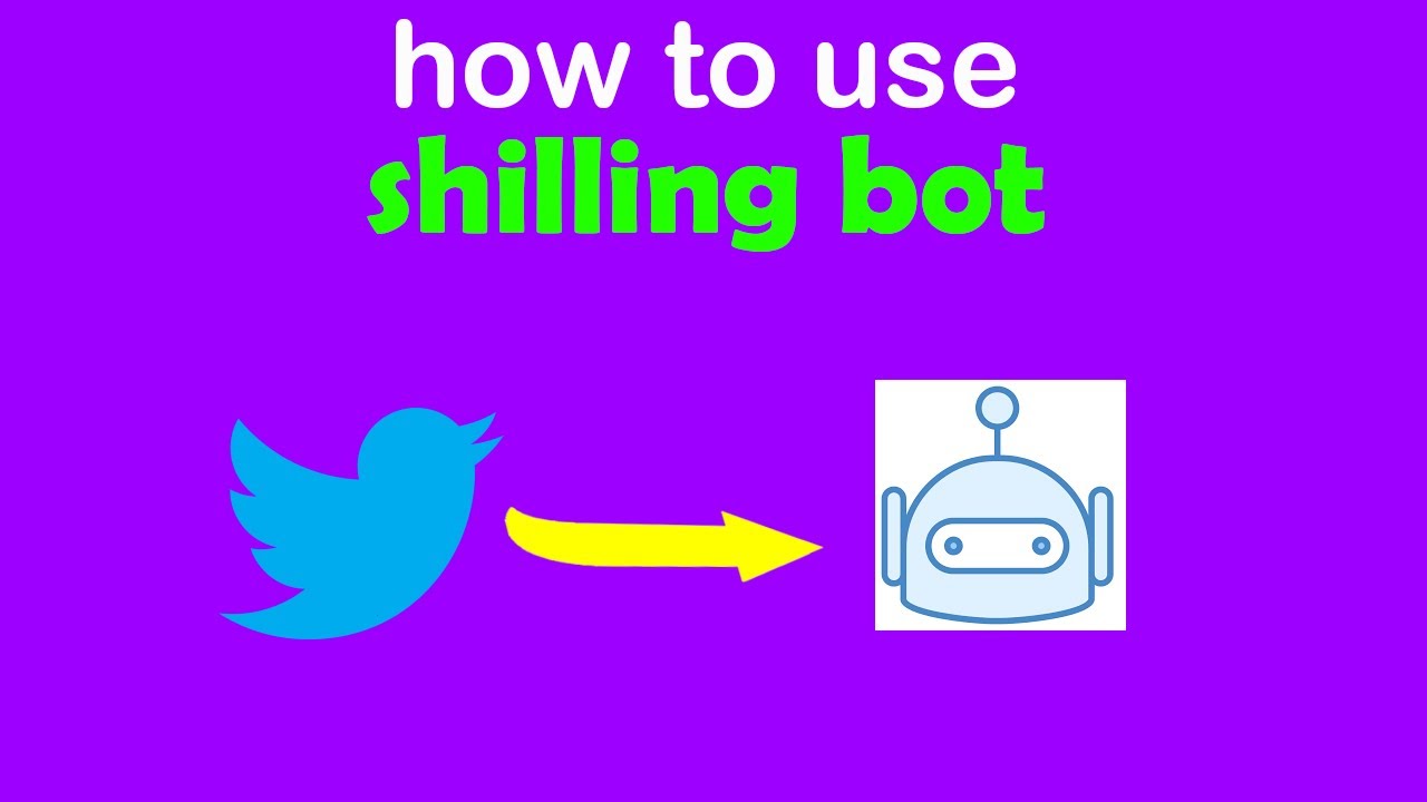 How to use shilling bot for twitter - YouTube
