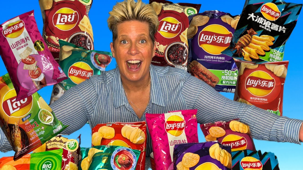 Trying WEIRD Chip Flavors!!! - YouTube