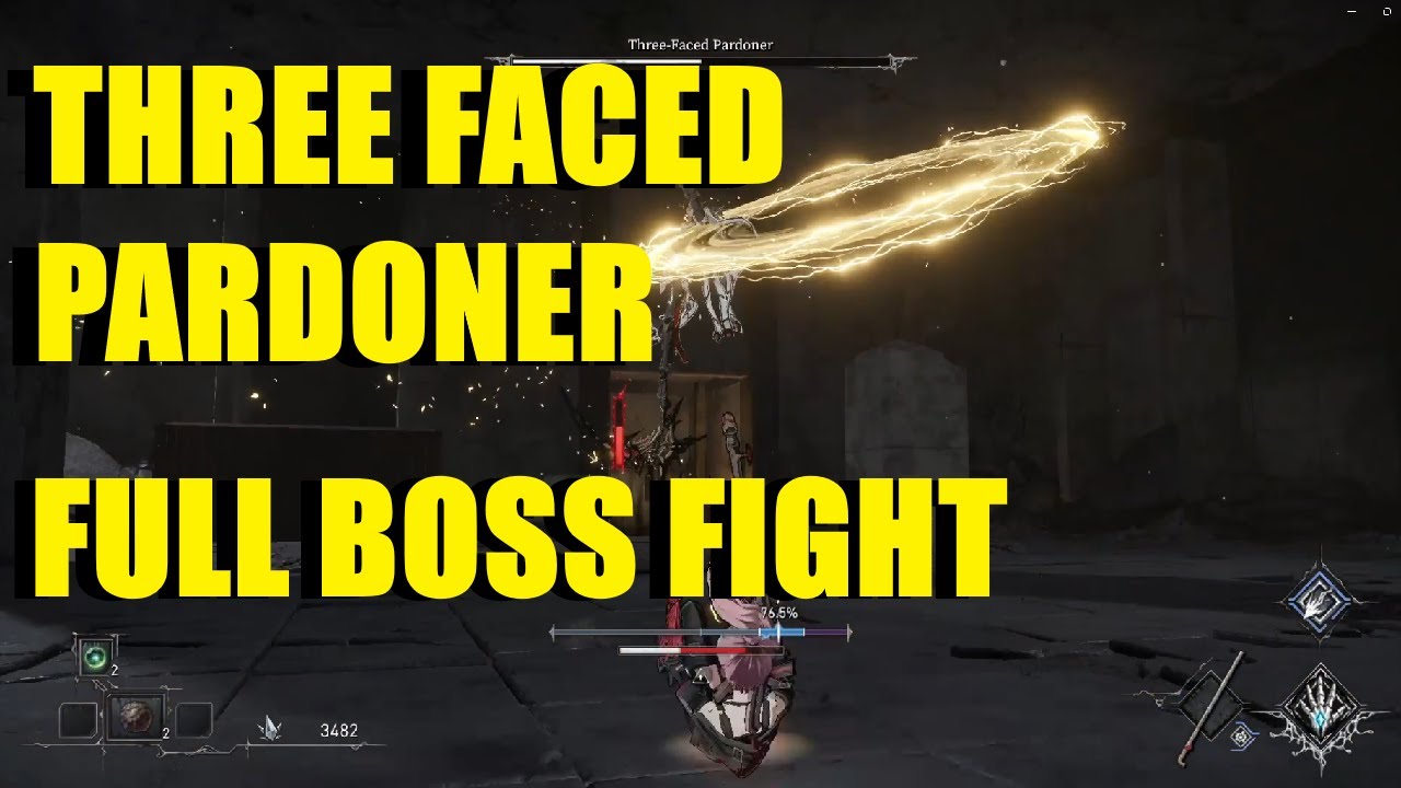 AI Limit Three Faced Pardoner Full Boss Fight - YouTube