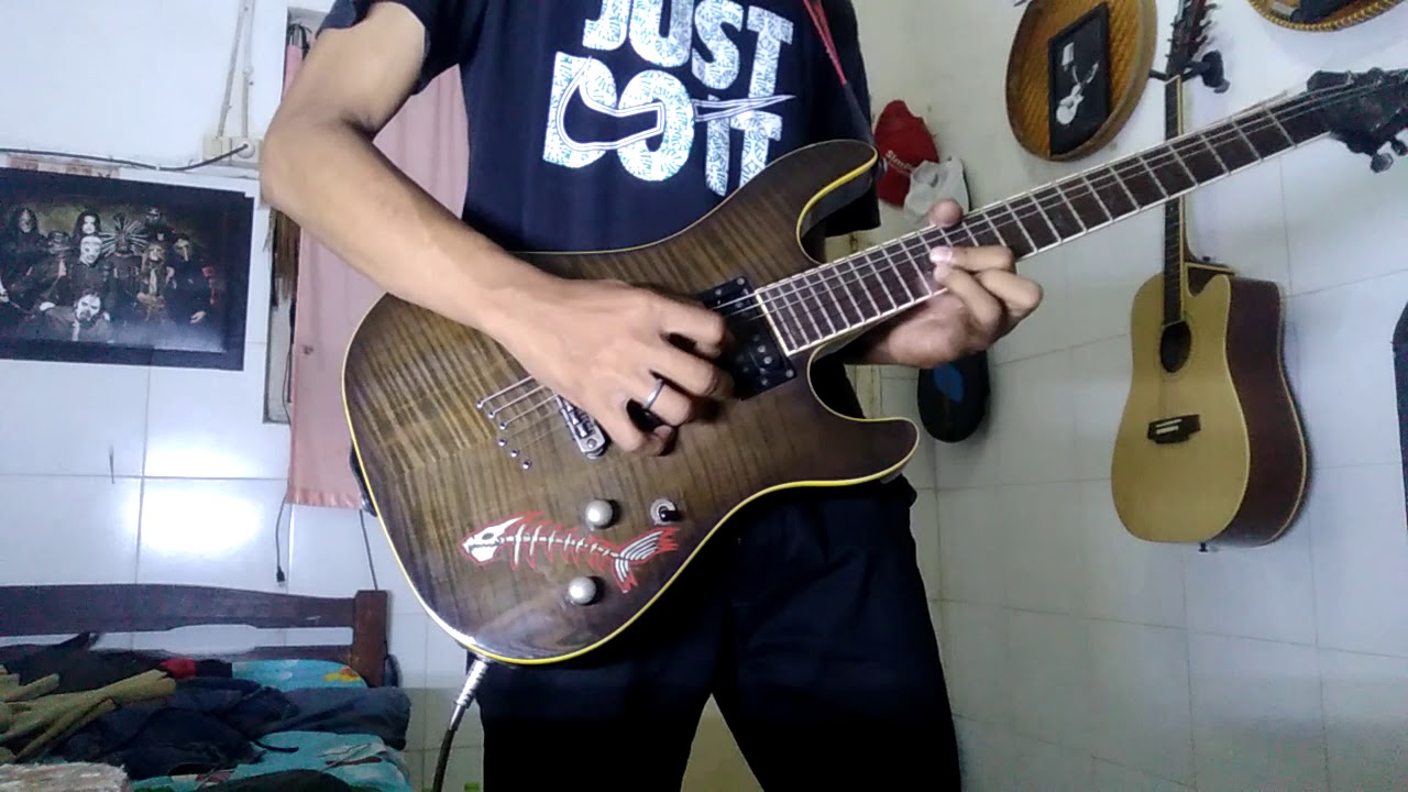 Fourneau cosmique guitar cover - YouTube