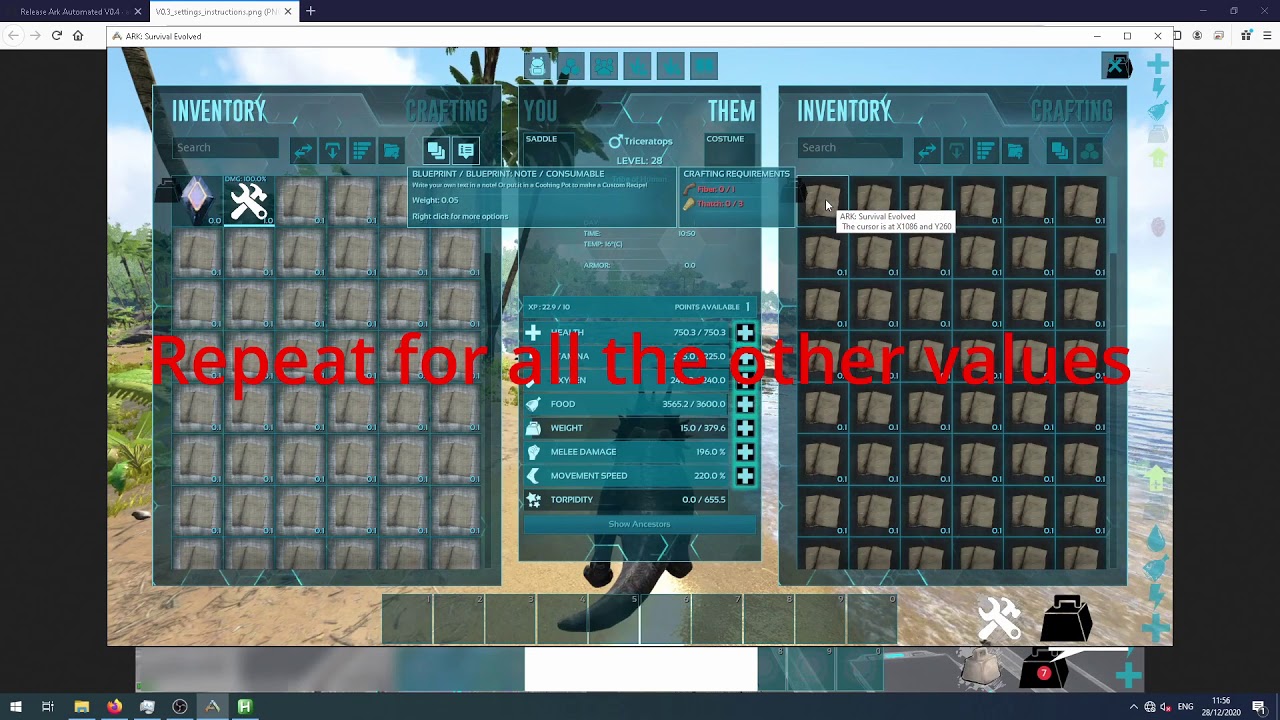 How to configure the settings tab in Ark Automated V0.4 - YouTube