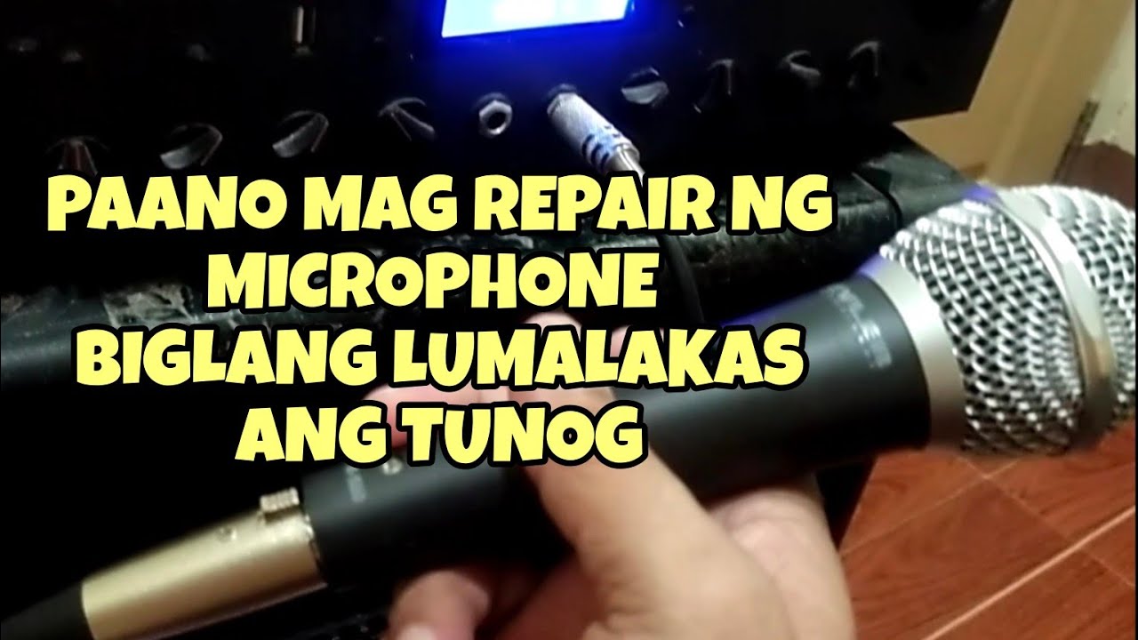 PAANO MAG REPAIR NG MICROPHONE @tletechcher #trending - YouTube