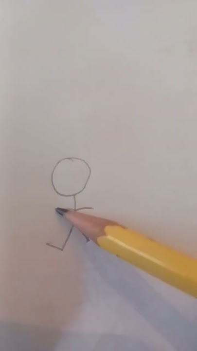 how to draw a stickman - YouTube