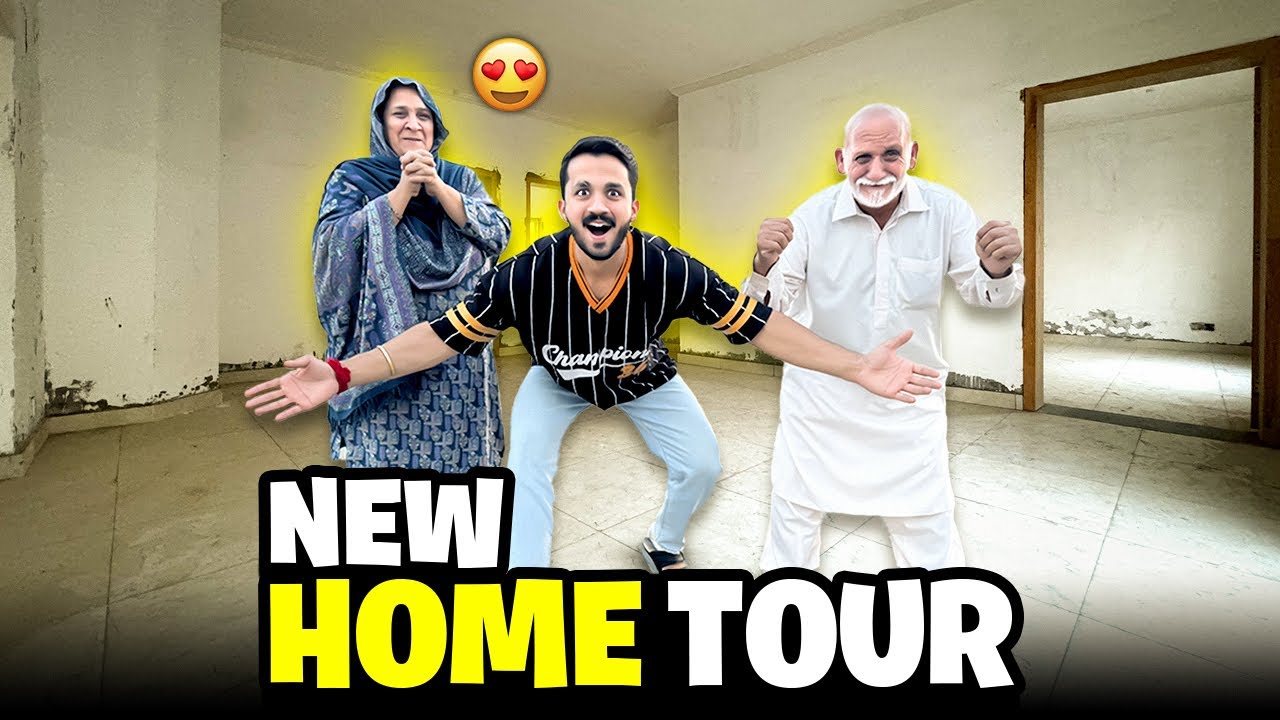 New Ghar ka tour🏠Amma,Baba,Haider sb ny first time ghar daikha..🙏🏻 ...