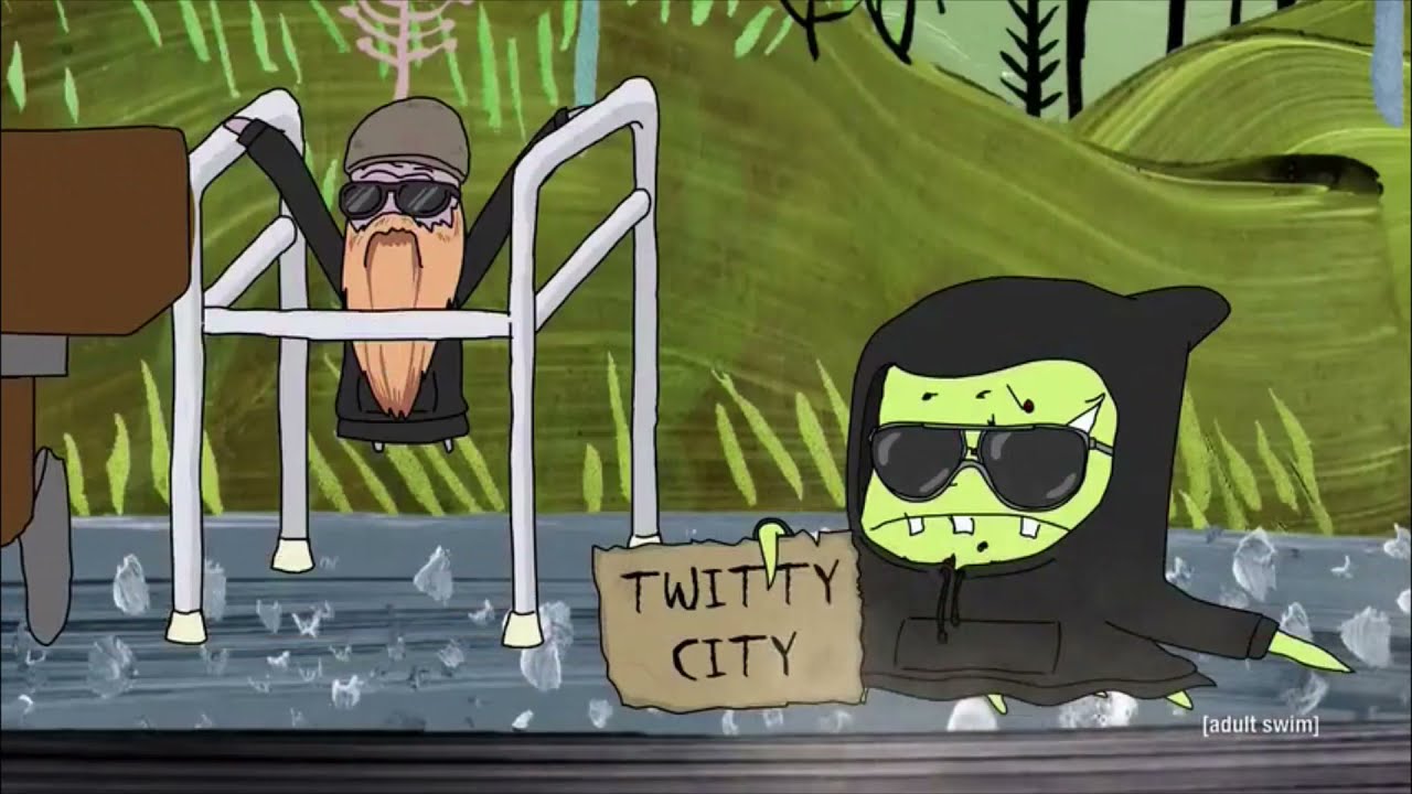 Squidbillies - Granny & Rusty Run Away - YouTube