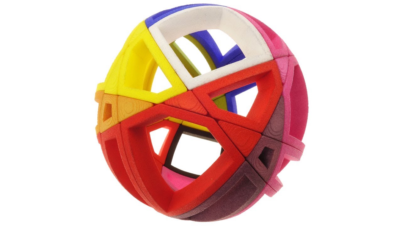 Offset Octa - How hard is it to scramble this puzzle ball? - YouTube