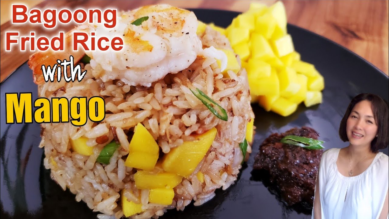 How to cook Bagoong Fried Rice with Mango / Quick and Easy Bagoong ...