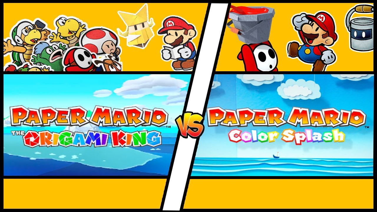 Paper Mario Trailer Differences - YouTube