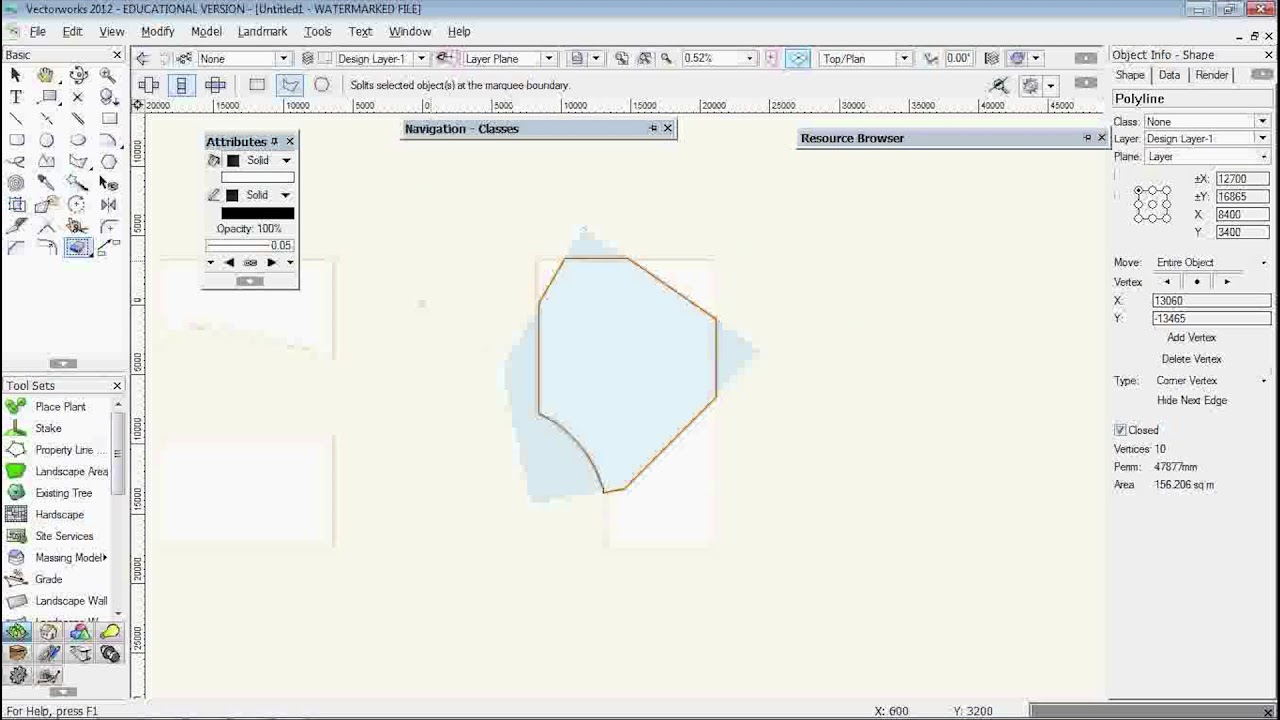 Vectorworks for Landscape Design - Clip Tool - YouTube