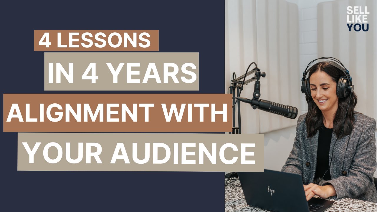 4 Lessons in 4 Years: Alignment with your audience - YouTube