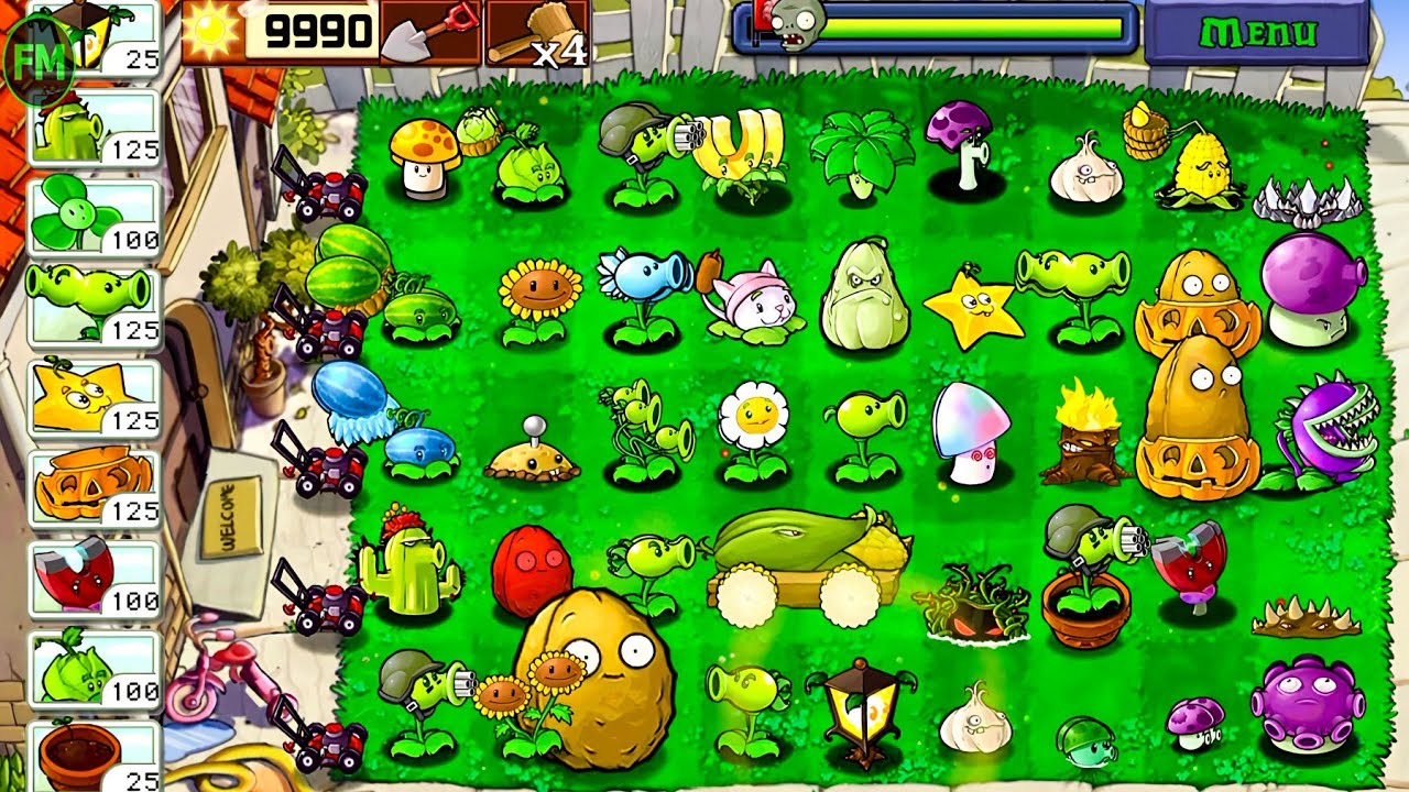 PLANTS VS ZOMBIES SURVIVAL DAY | ALL PLANTS VS ZOMBIES CHALLENGE | PV ...