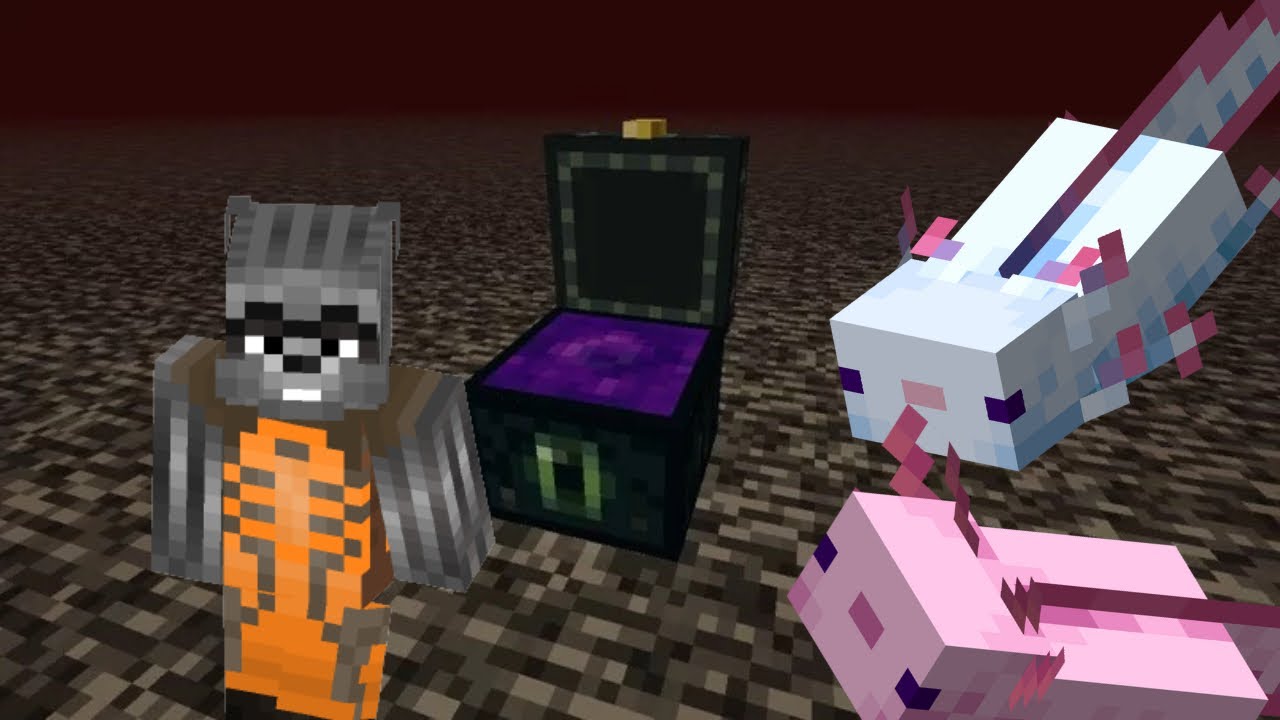MINECRAFT EP 48: ENDER CHEST AND AXOLOTLS - YouTube