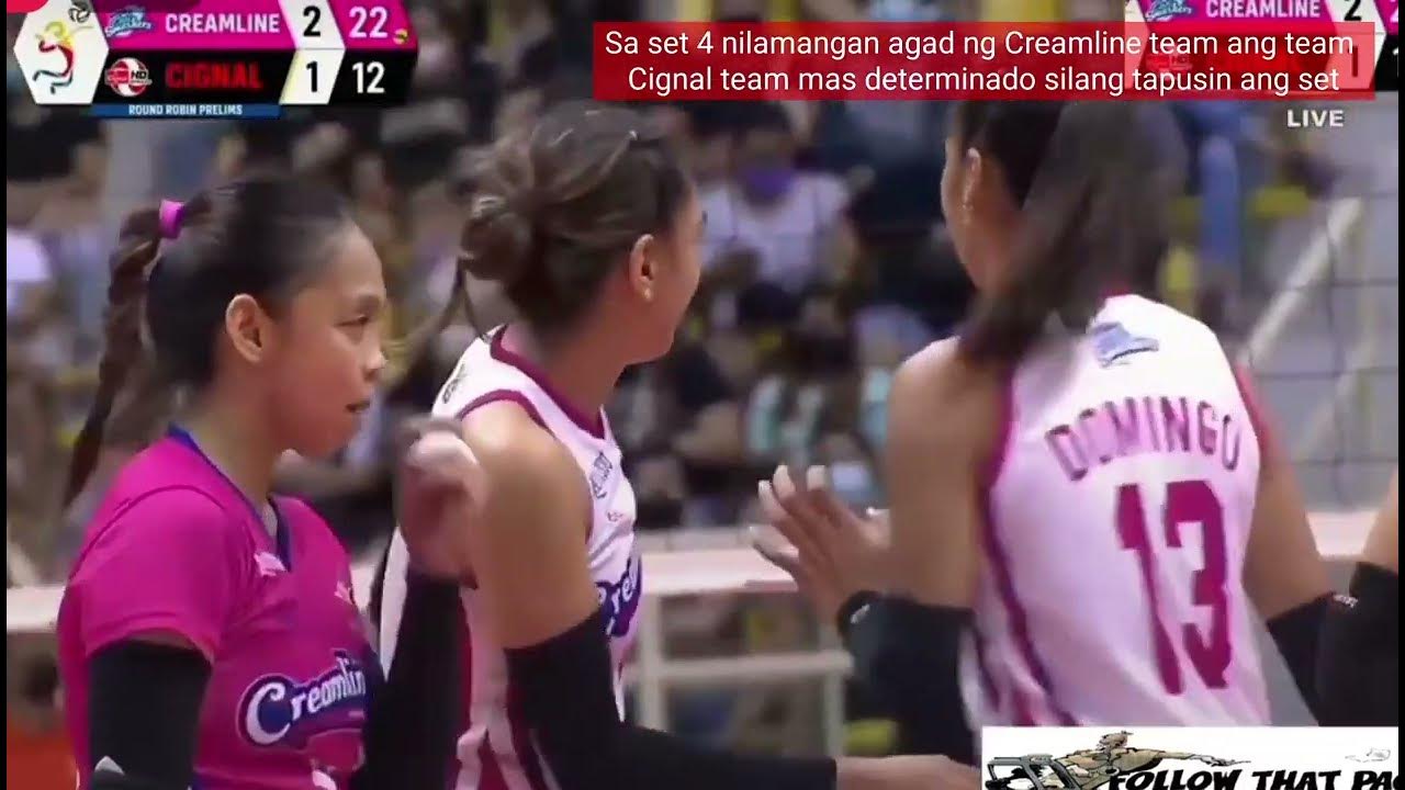 CREAMLINE VS CIGNAL / PVL REINFORCED CONFERENCE - YouTube