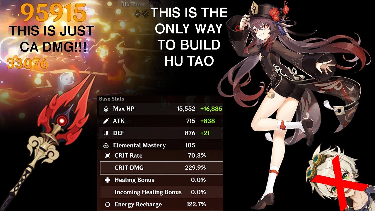 Hu Tao Build Weapon and Team Guide - YouTube
