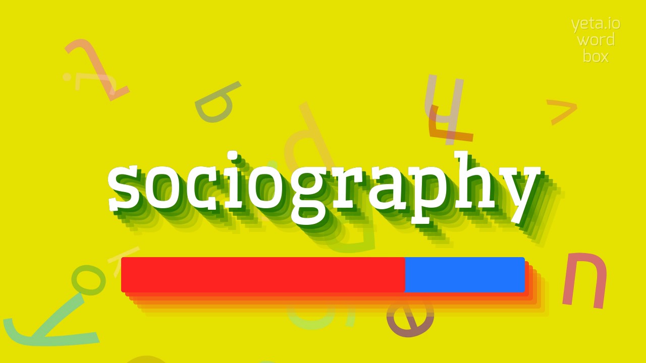 How to say "sociography"! (High Quality Voices) - YouTube