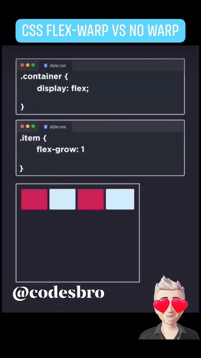Css Flex Warp Vs No Warp Css Csstips Cssflexbox Cssflexbox Flex Warp Csstutorial Coding 6925
