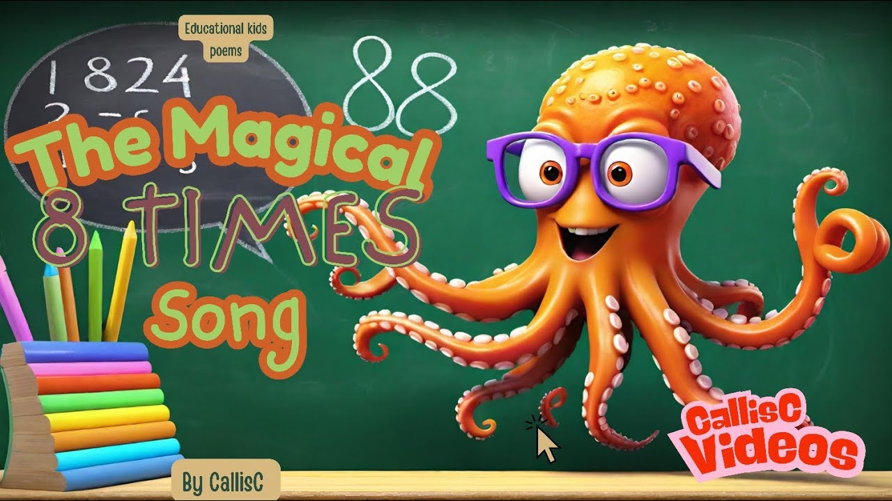 🎶 **Learn the 8 Times Table with "The Magical 8 Times Song"!** 🎶 - YouTube