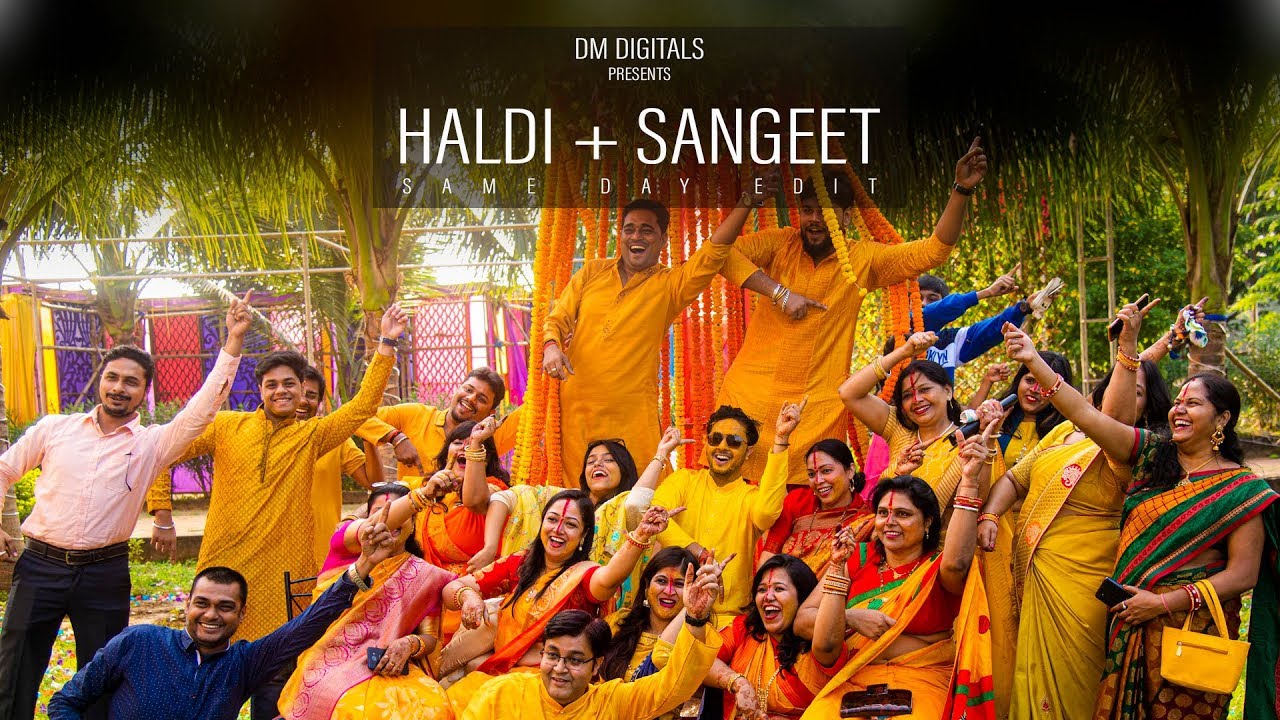 Haldi + Sangeet Ceremony || SDE || Kolkata photographer || DM DIGITALS ...