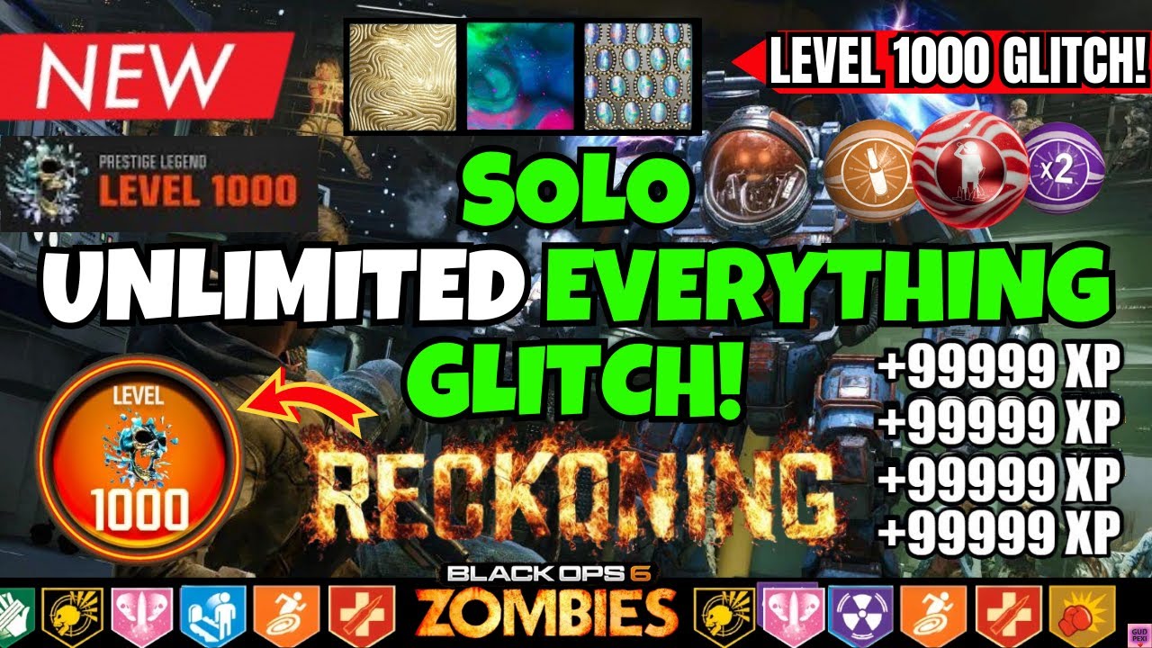 *NEW* EASY SOLO INFINITE XP GLITCH BO6! (NO REQ + FAST LEVEL 1000) THE ...