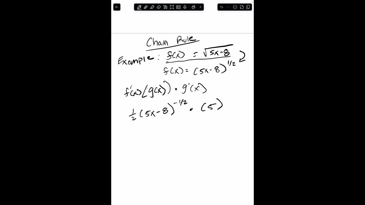 Calculus 1: Chain Rule Example #2 - YouTube